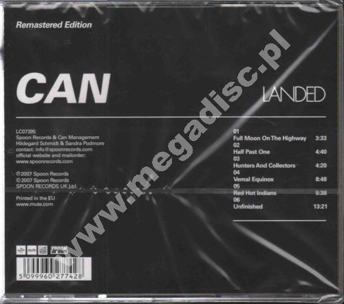 CAN - Landed - EU Remastered Edition - CAN - MEGADISC Sklep Muzyczny