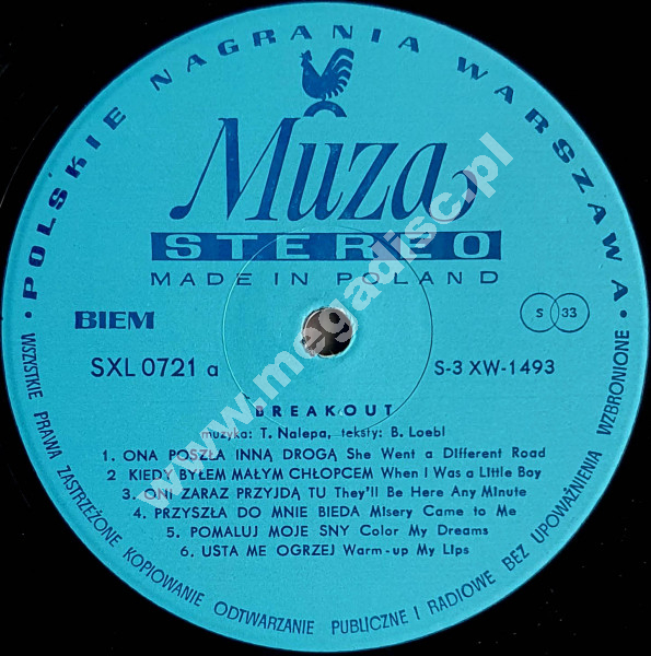 BREAKOUT - Blues - POLISH Muza 1973 STEREO Press - VINTAGE VINYL ... BREAKOUT - Blues - POLISH Muza 1973 STEREO Press - VINTAGE VINYL ...